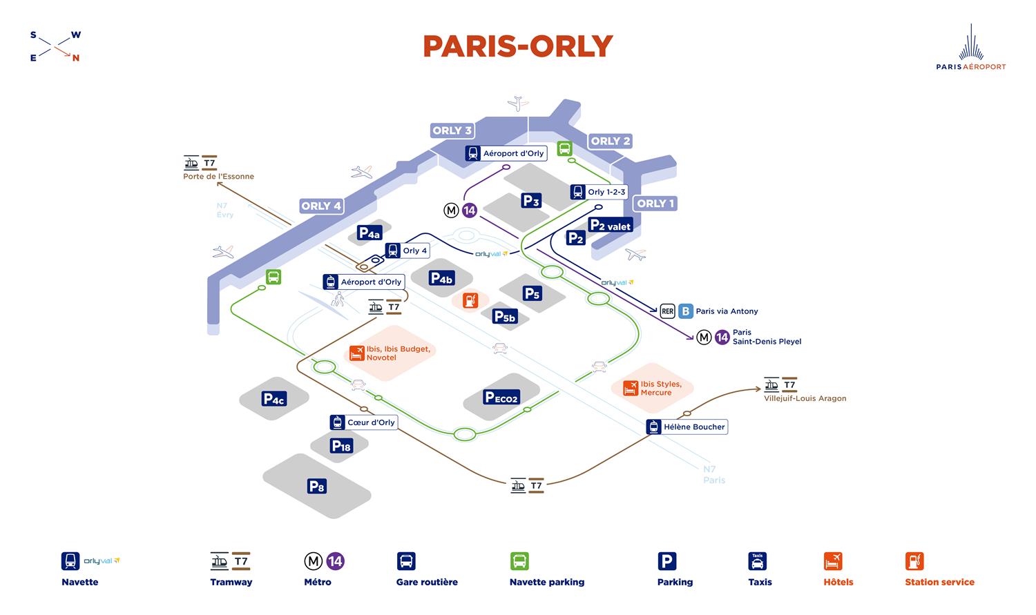Terminaux de l'aéroport de Paris-Orly - Paris Aéroport